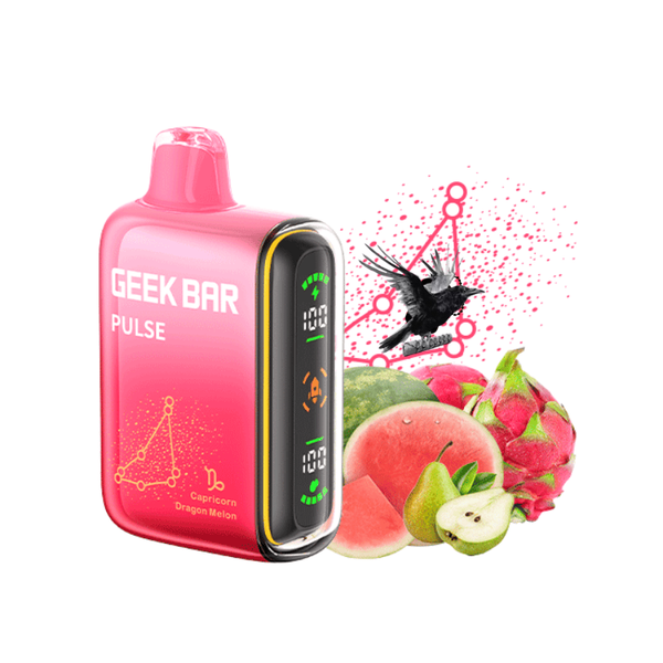 Geek Bar Pulse Capricorn Dragon Melon | $12.99 | 5% Nicotine - RavenRoute